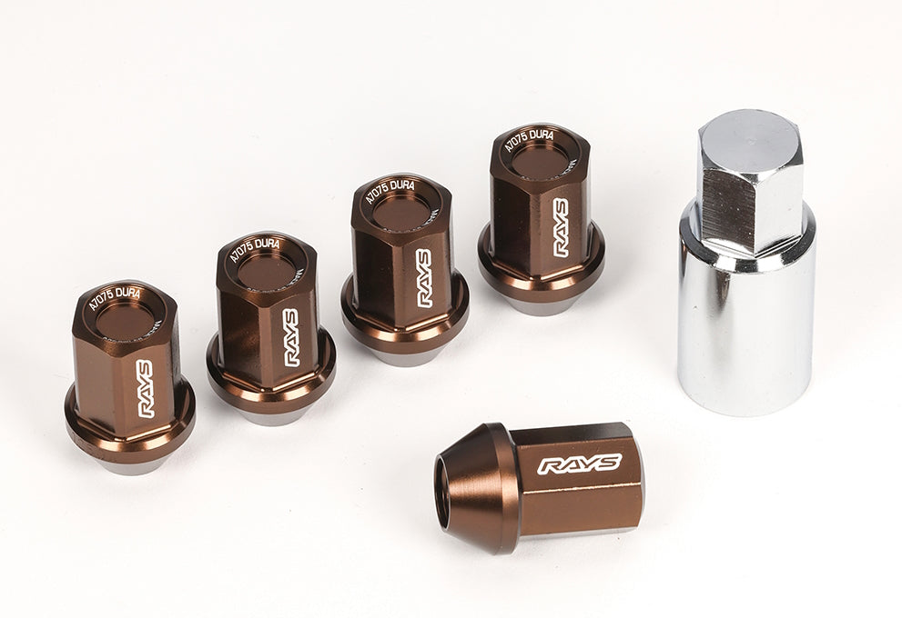 RAYS L42 Duralumin Straight Lock & Nut Set - Bronze – J-SPEC PERFORMANCE