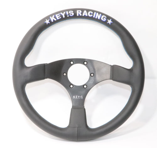 Key's Racing FLAT Type Black Steering Wheel 350mm – J-SPEC PERFORMANCE