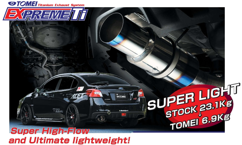Tomei Expreme Ti Titanium Catback Exhaust WRX STi VAF – J-SPEC PERFORMANCE